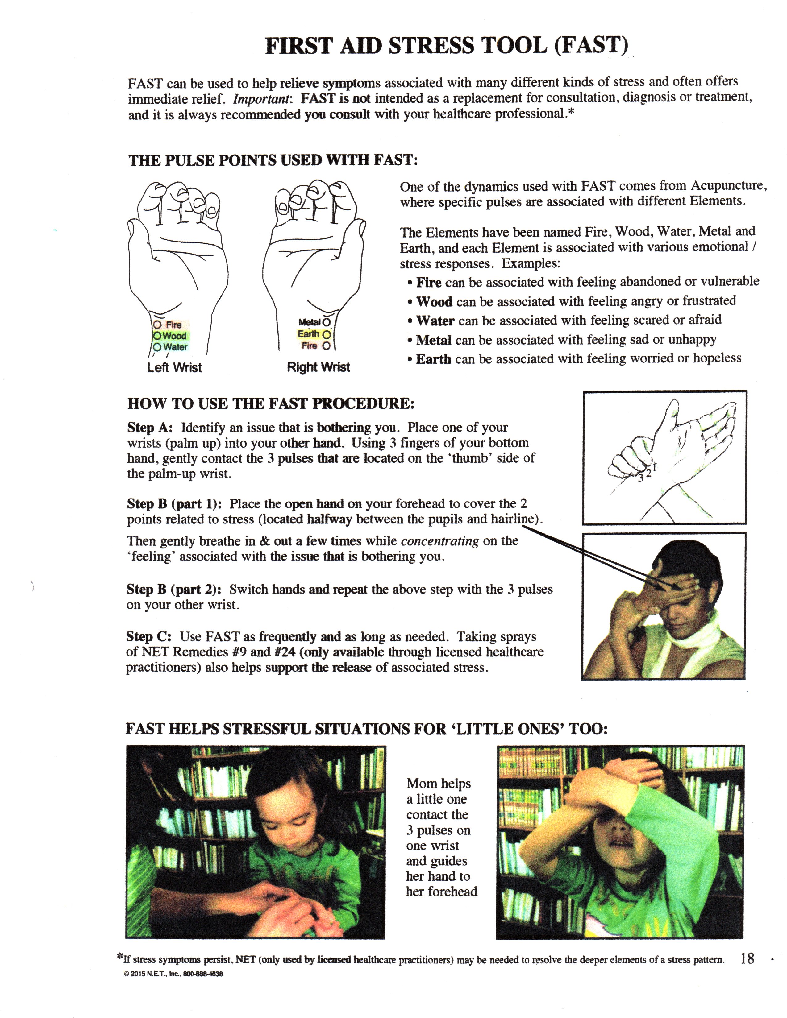 First Aid Stress Tool • Dr. Keri Brown, ND